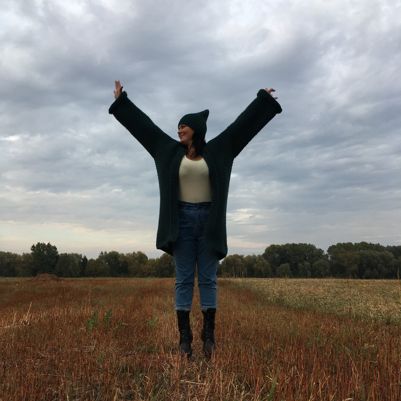 Chunky Cardigan Knit Pattern Open Front Cardigan Pattern - Etsy