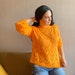 Jumper Knitting Pattern , Openwork Knit Sweater Pattern , Oversized ...