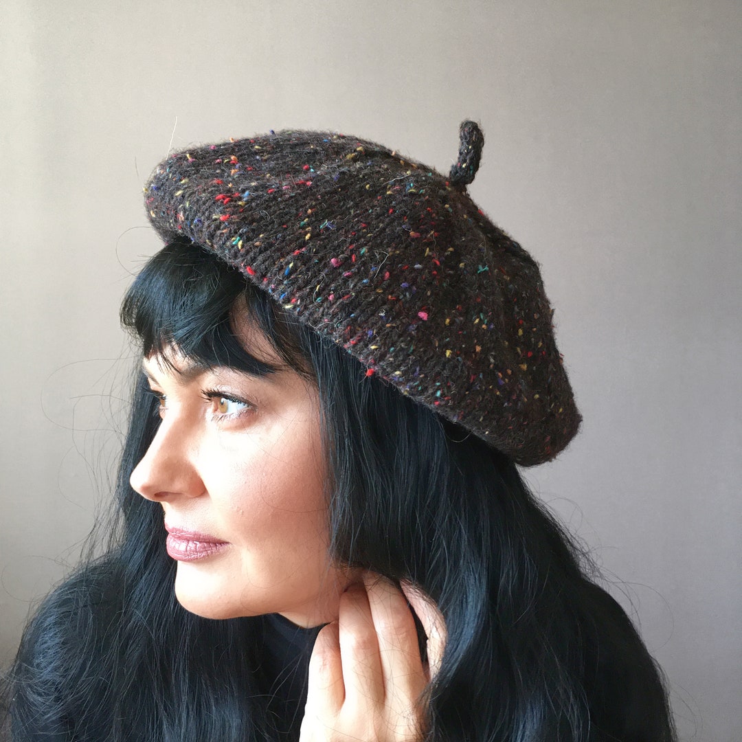 Beret Knit Pattern , Knitted Beret Pattern , Classic Beret Pattern ...