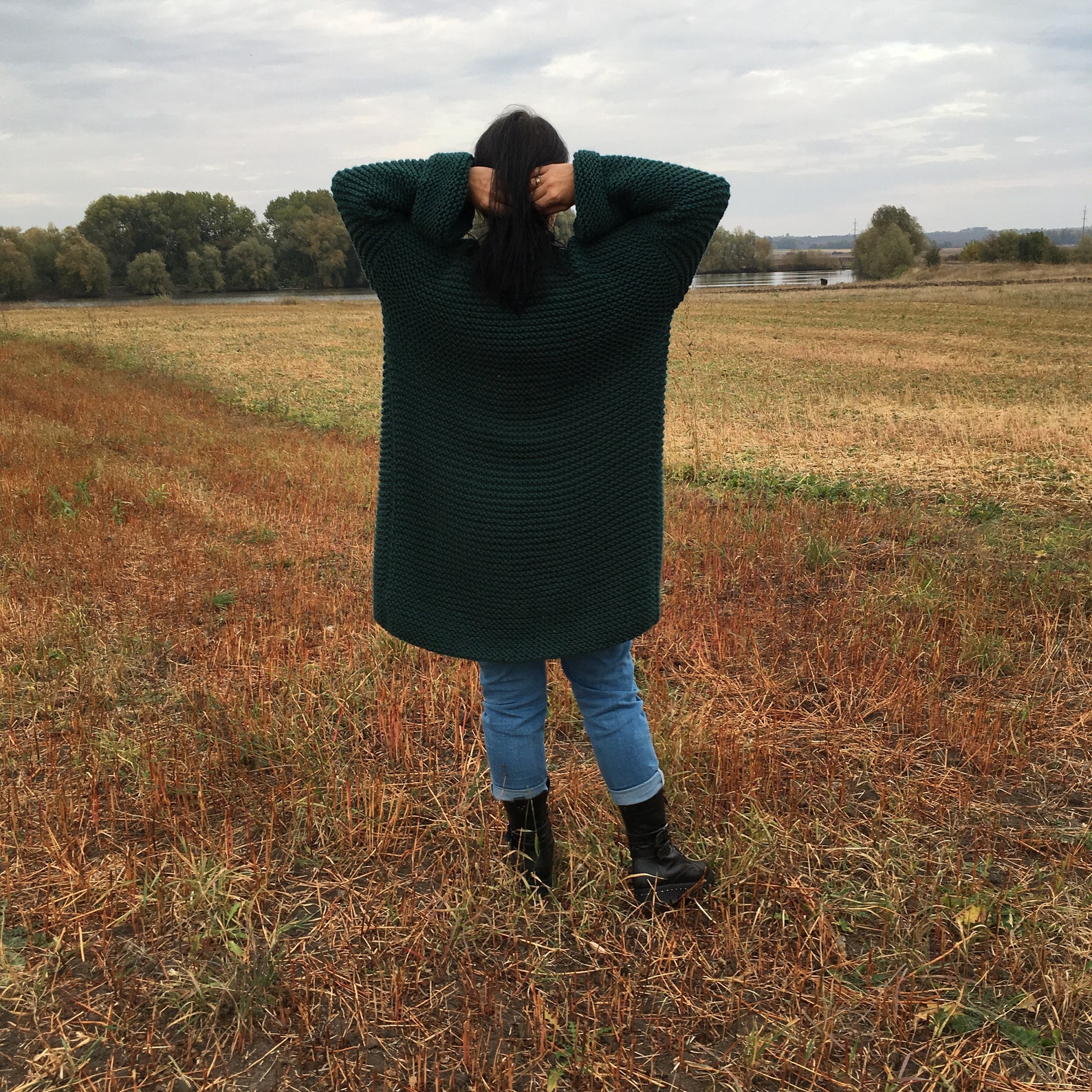 Chunky Cardigan Knit Pattern Open Front Cardigan Pattern | Etsy