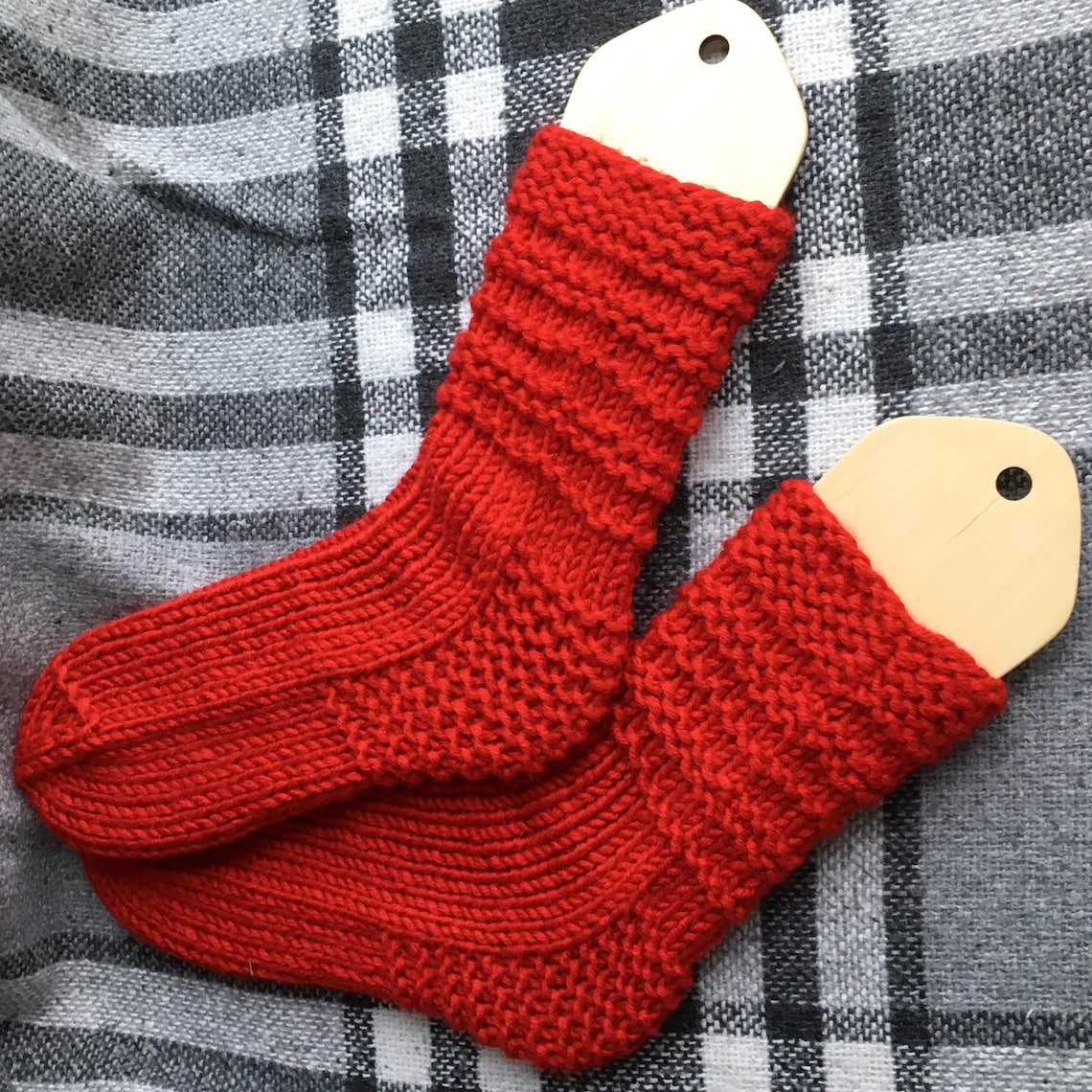 Simple Socks Knitting Pattern . Hand Knitting Socks | Etsy