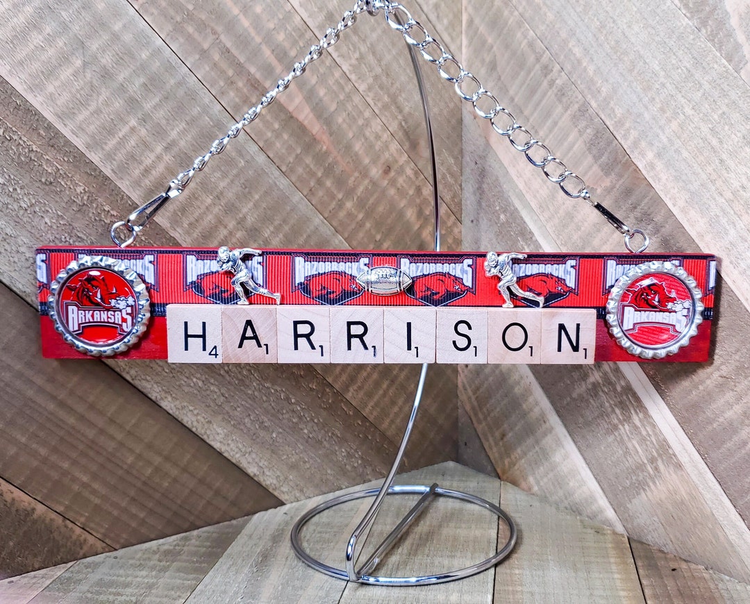 Custom Arkansas Razorbacks Gifts, Personalized Razorbacks Football Sign ...