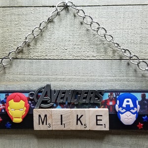 Personalized Avengers Name Sign Customized Avengers Door - Etsy