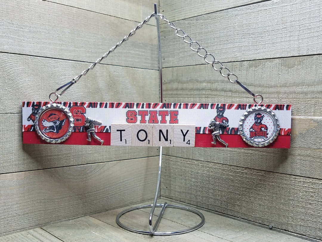 Personalized NC State Sign NC State Sports Room Sign Wolfpack - Etsy