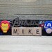 Personalized Avengers Name Sign Customized Avengers Door - Etsy