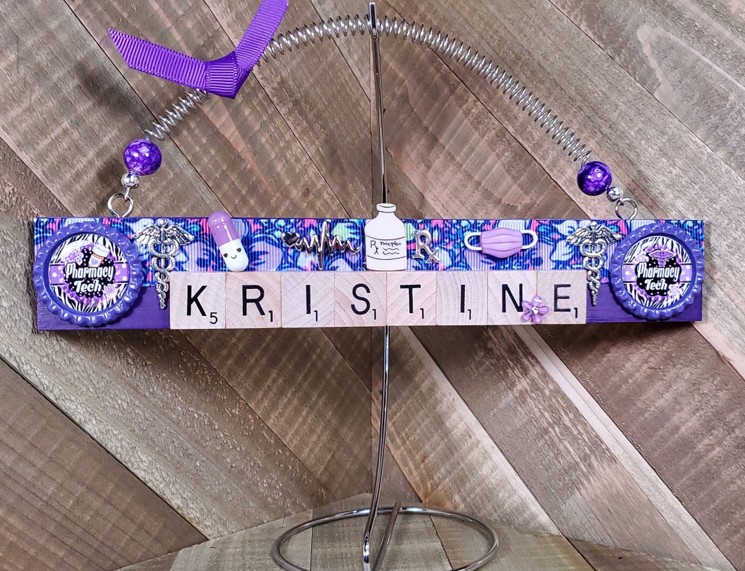 Personalized Pharmacy Tech Sign, Pharmacy Custom Name Sign, Pharmacy ...