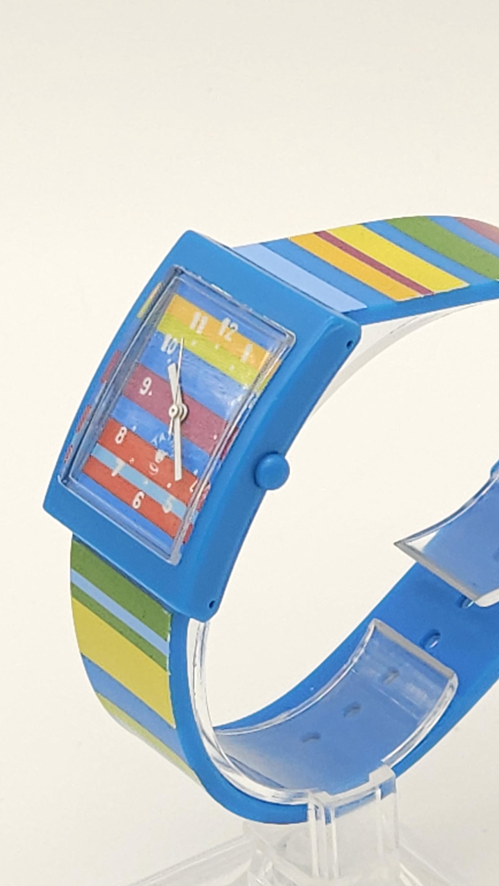 Vintage Rainbow TATIRI Tank Quartz Watch a Striking and Rare Timepiece ...