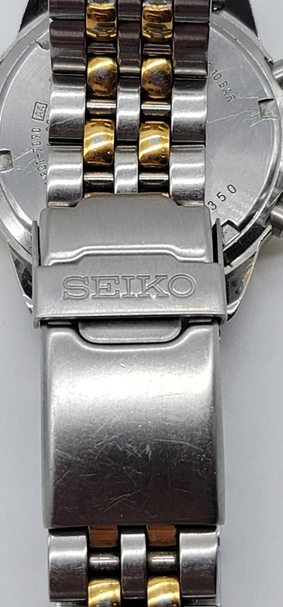 Rare Vintage Seiko H801-7061 R2 Chronograph Analog/Di… - Gem