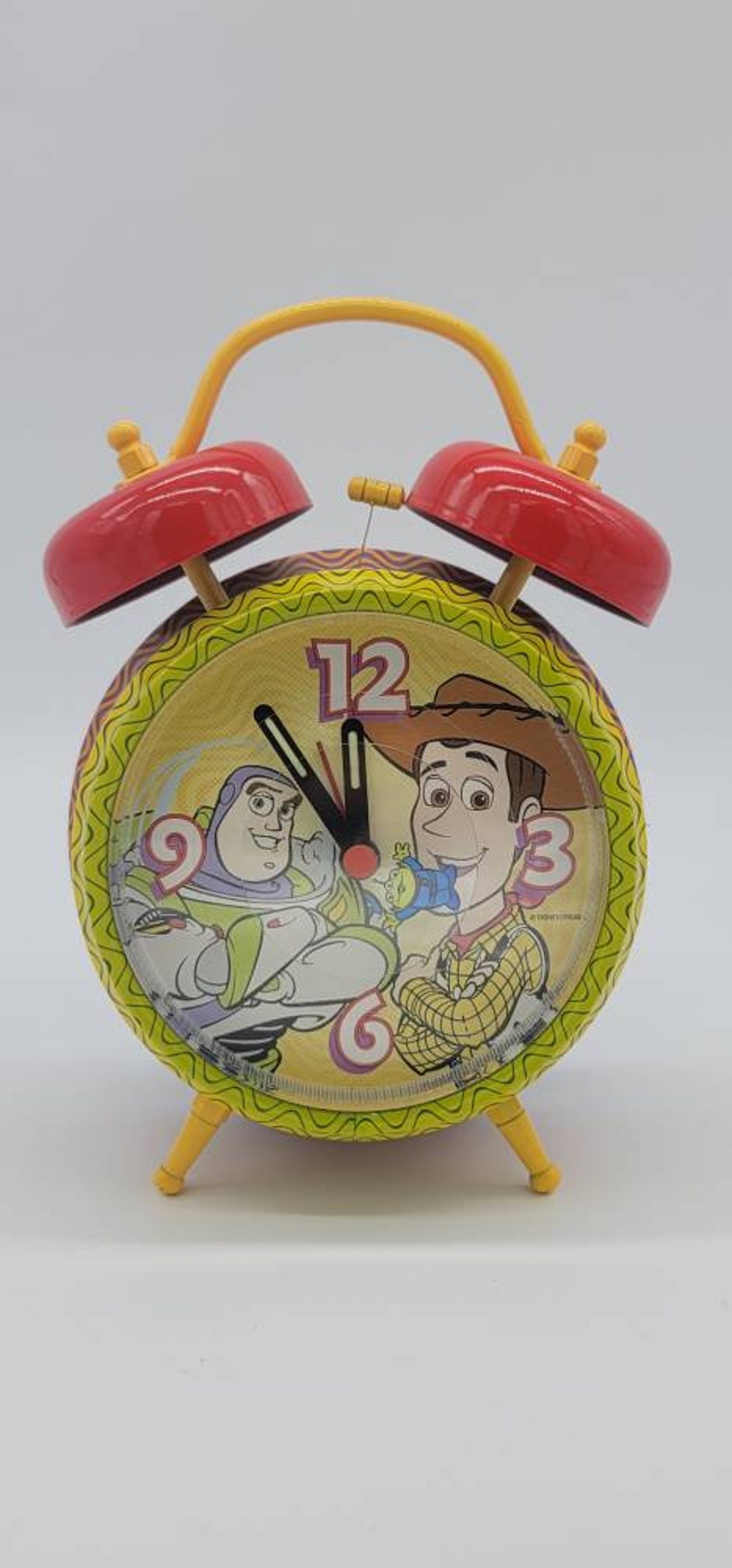 Vintage 1990s Toy Story Alarm Clock With Bells - WORKING - Woody & Buzz ...