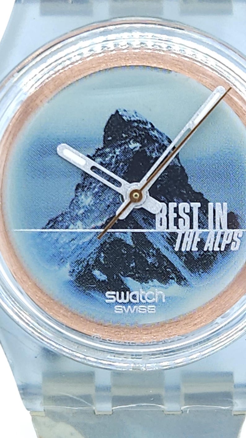 Alps Swatch Watch, Swatch Access Best in the Alps Unisex New Battery ...