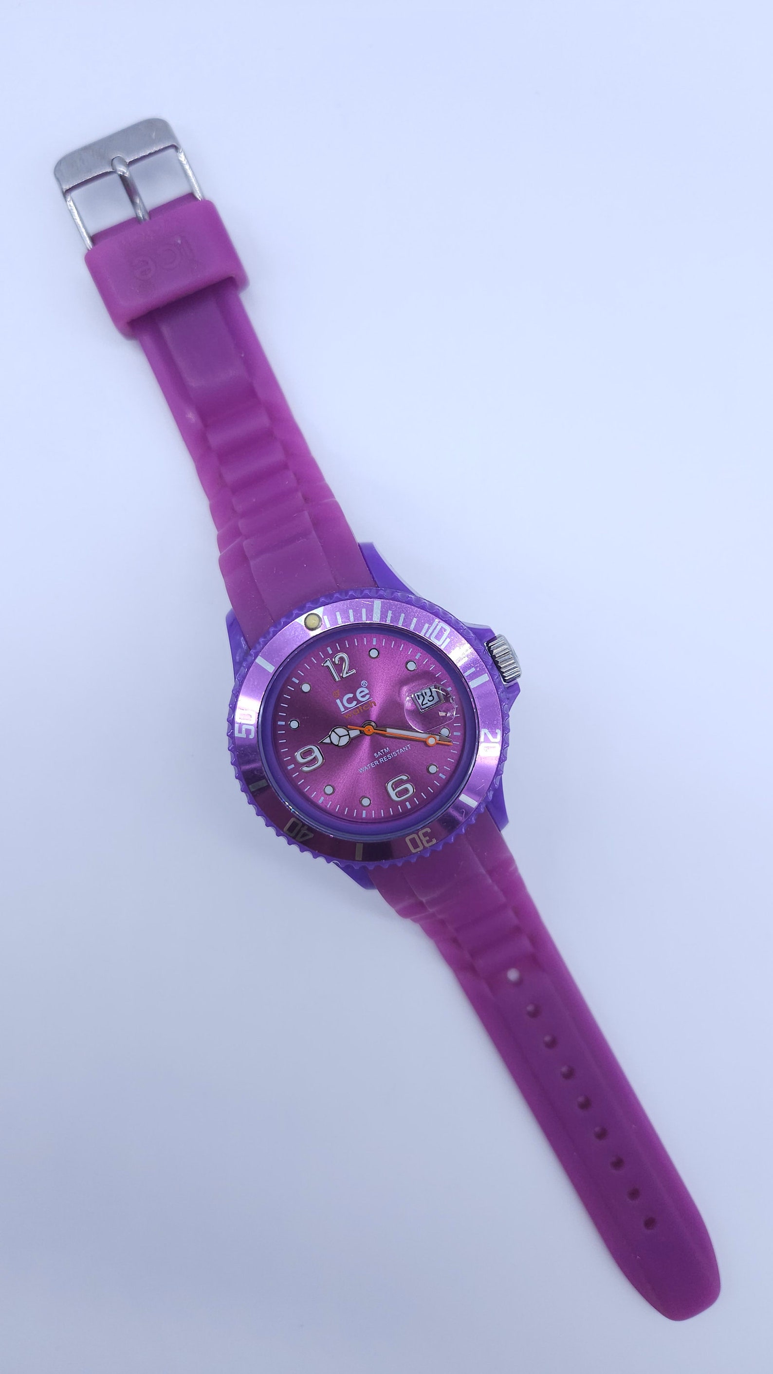 Ice-watch Unisex Sili Collection Purple Plastic and Silicone Watch 40mm ...