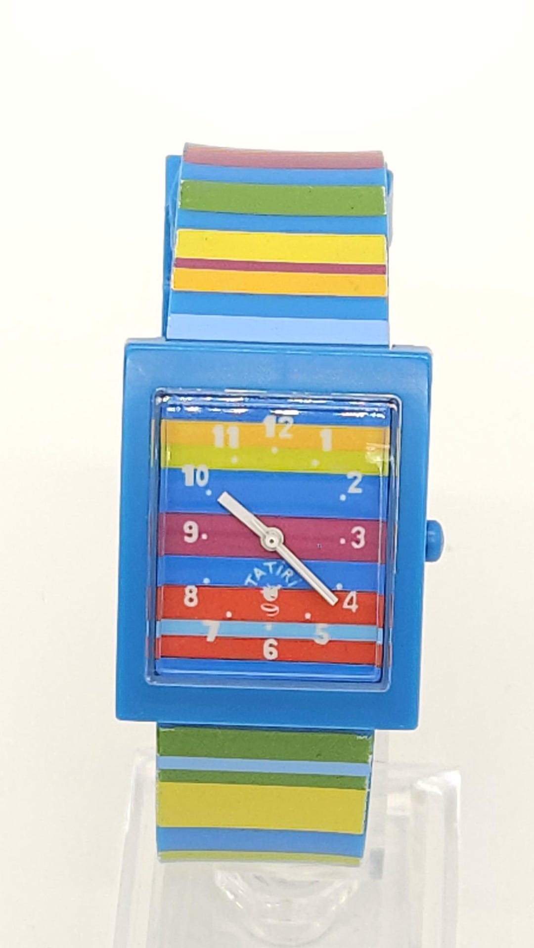 Vintage Rainbow TATIRI Tank Quartz Watch a Striking and Rare Timepiece ...