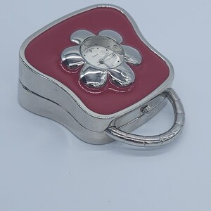 Vintage and Rare Daniel David Collection Quartz Table Clock Red Mini ...