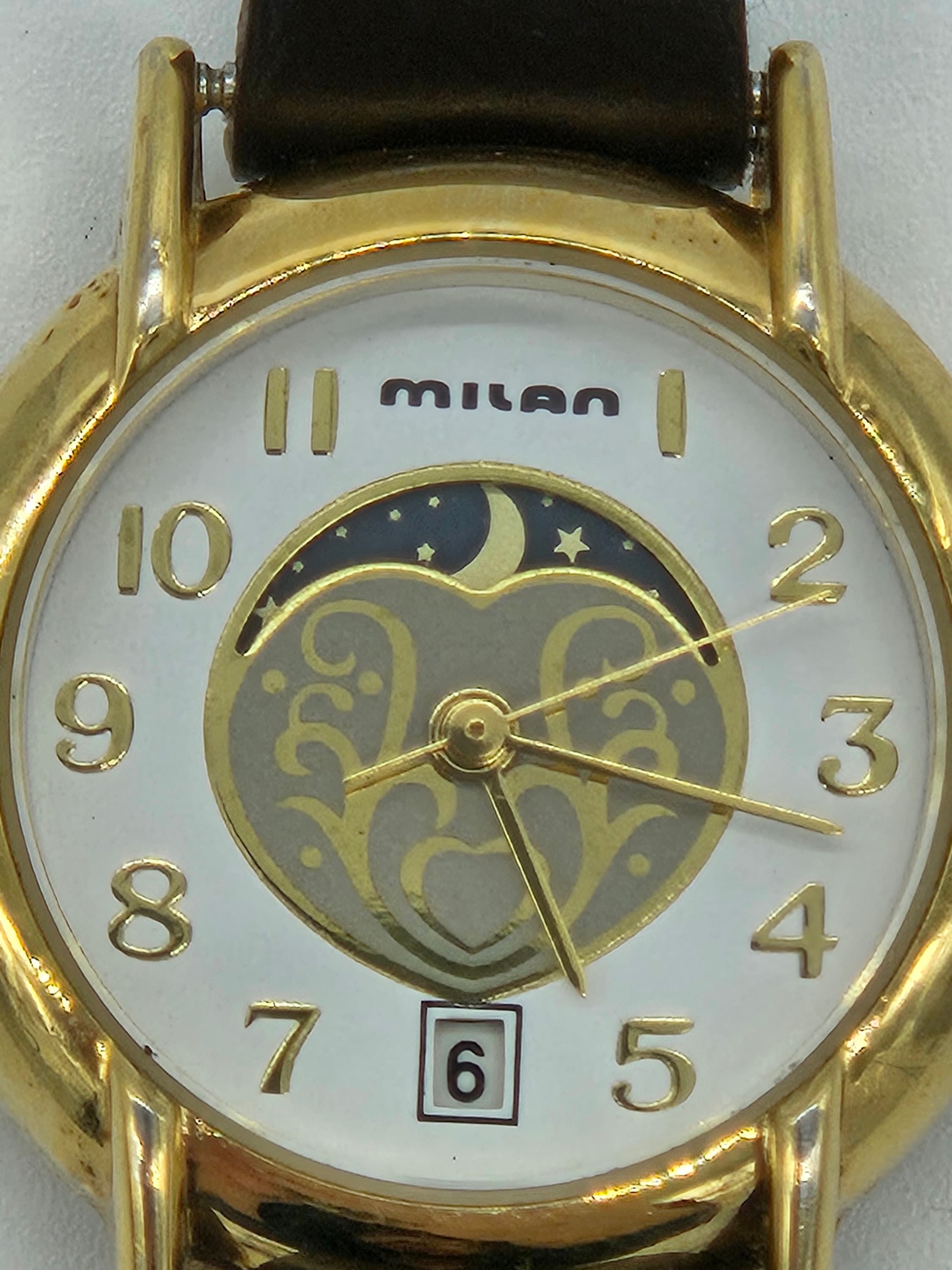 Vintage Milan Moon Phase Ladies' Quartz Watch - Etsy
