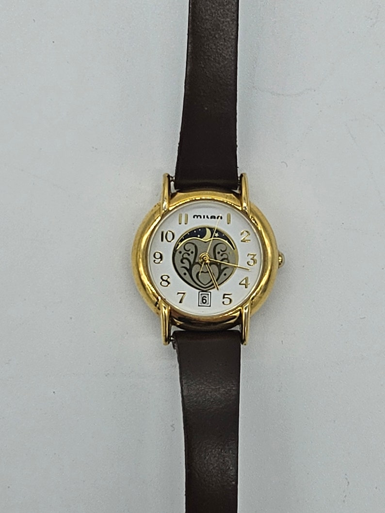 Vintage Milan Moon Phase Ladies' Quartz Watch - Etsy