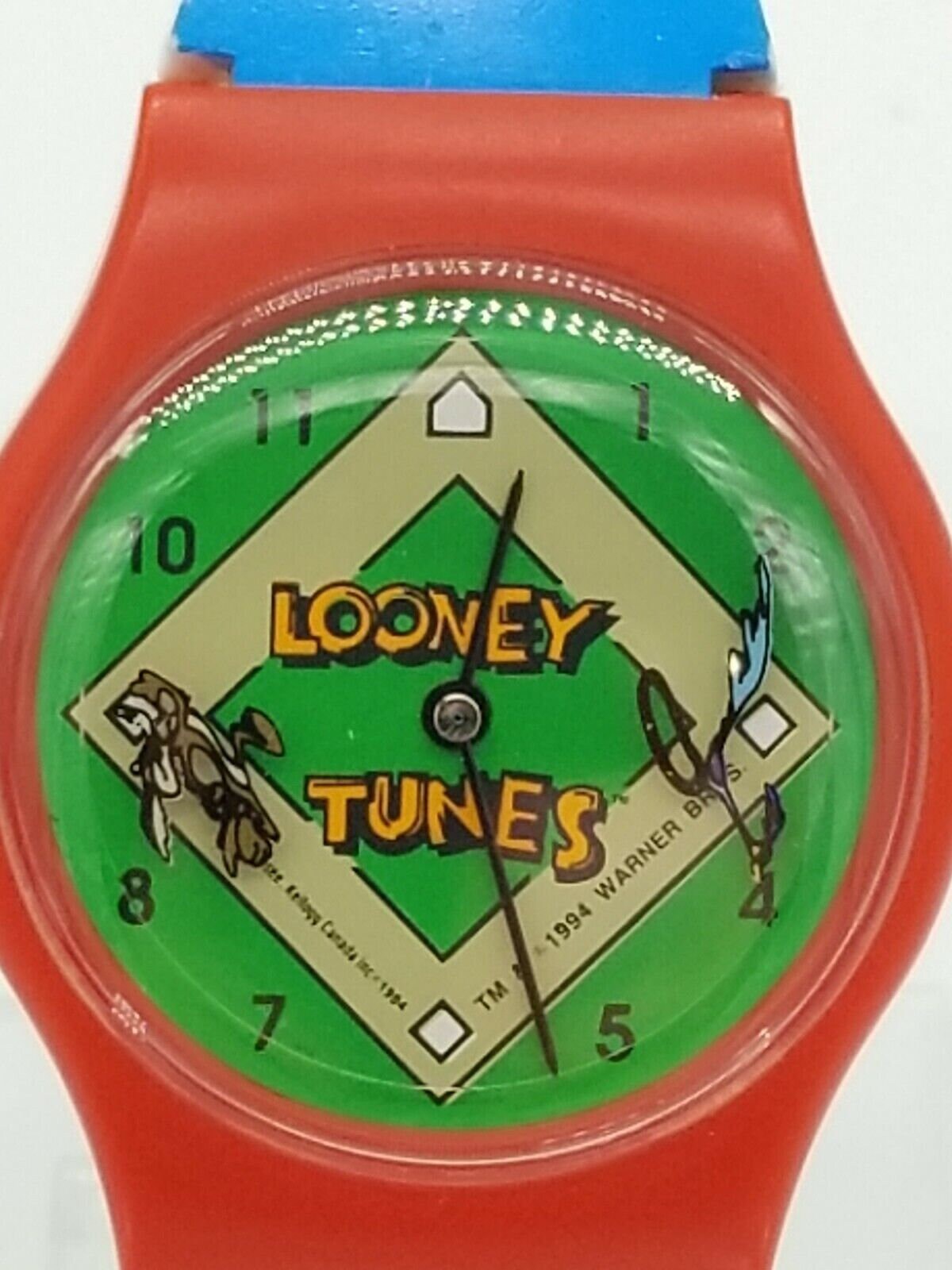 Vintage Collectible Looney Tunes Kellogg's Watch Coyote & Roadrunner on ...