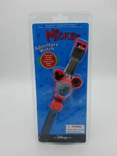 Vintage Collectible Mickey Mouse Adventure Digital Watch Compass ...