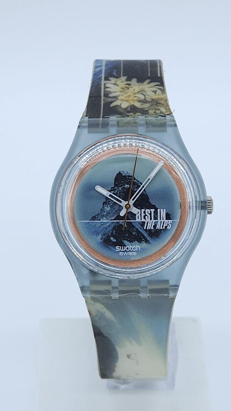 Alps Swatch Watch, Swatch Access Best in the Alps Unisex New Battery ...