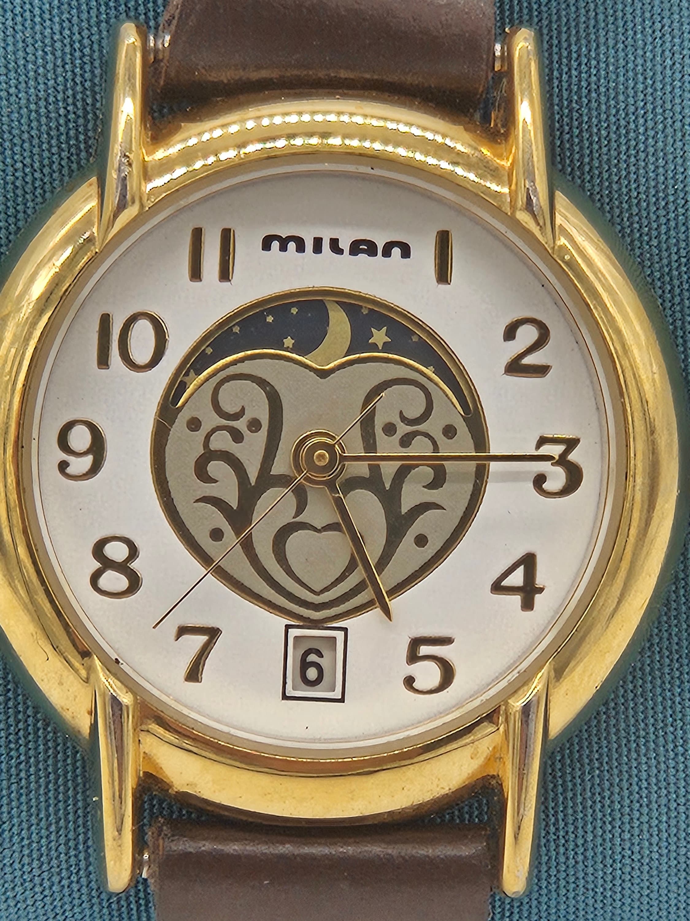 Vintage Milan Moon Phase Ladies' Quartz Watch - Etsy