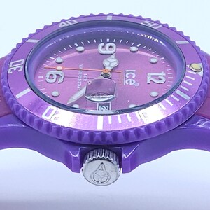 Ice-watch Unisex Sili Collection Purple Plastic and Silicone Watch 40mm ...