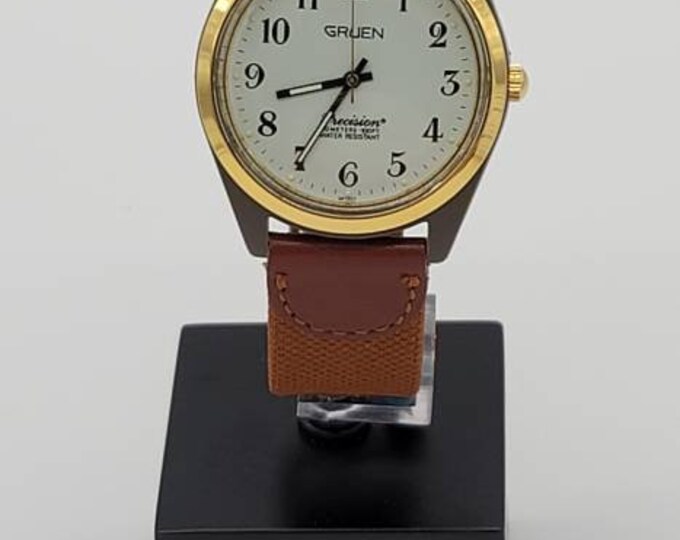 Vintage Men's GRUEN Precision Quartz Watch GP7027 1990's New Battery - Etsy