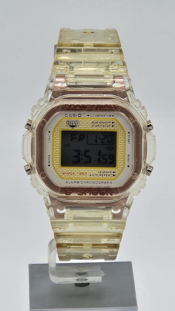 Rare Collectible G-Shock 35th Anniversary Transparent… - Gem