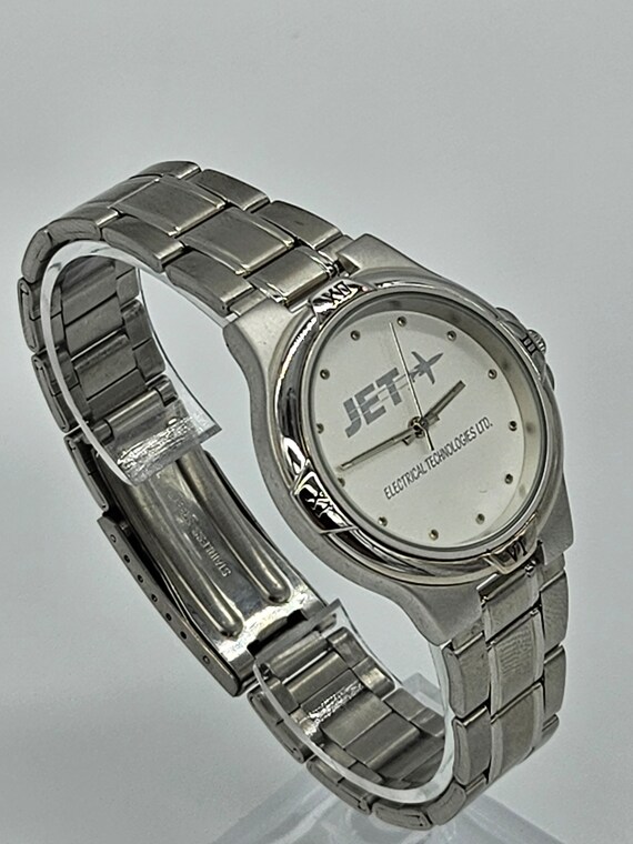 Vintage JET Airplane Logo Watch Electrical Technologi… - Gem