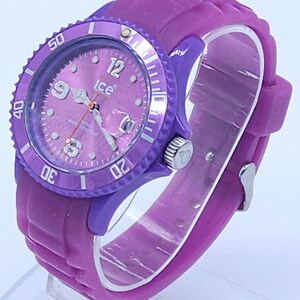 Ice-watch Unisex Sili Collection Purple Plastic and Silicone Watch 40mm ...