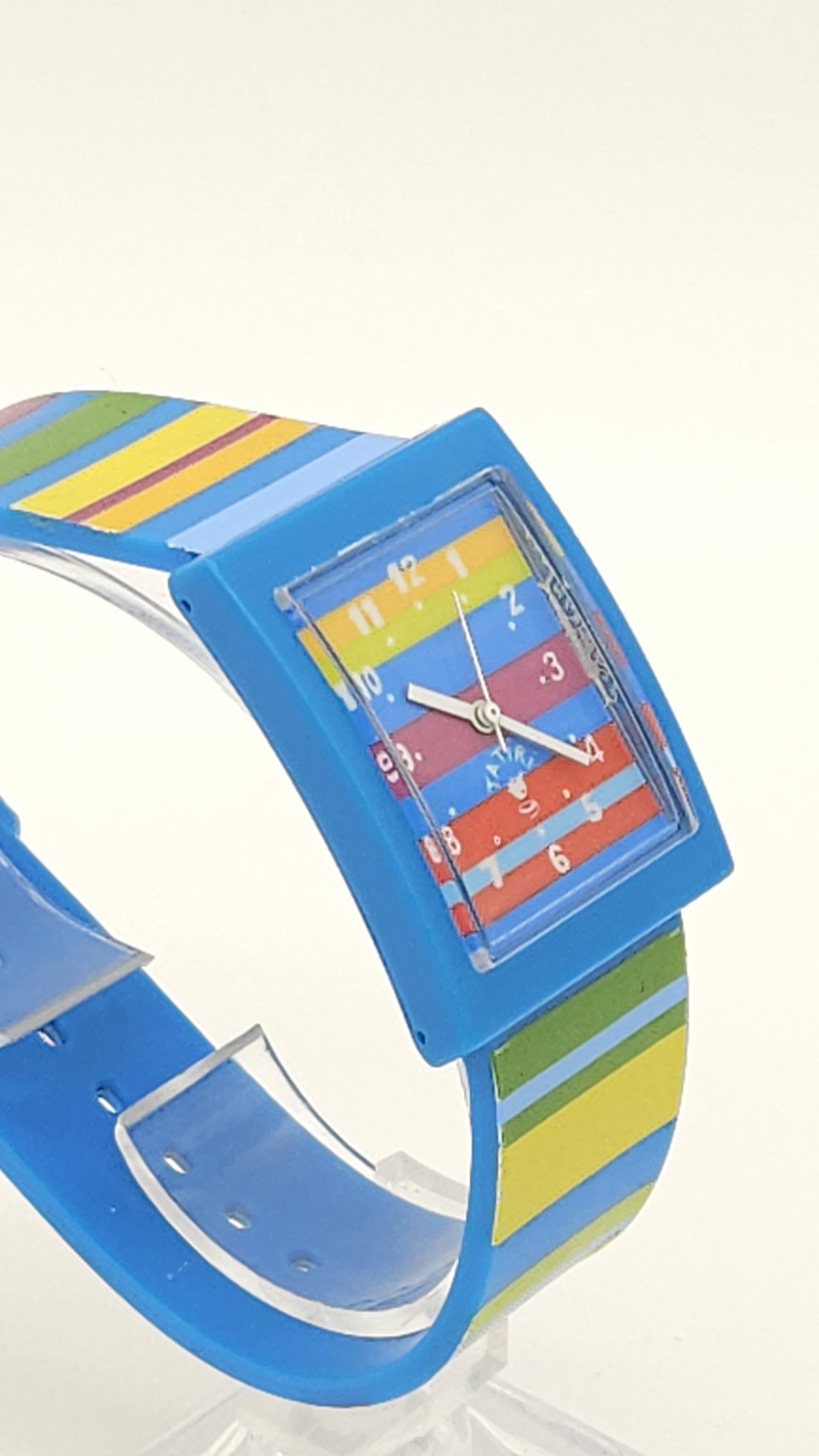 Vintage Rainbow TATIRI Tank Quartz Watch a Striking and Rare Timepiece ...