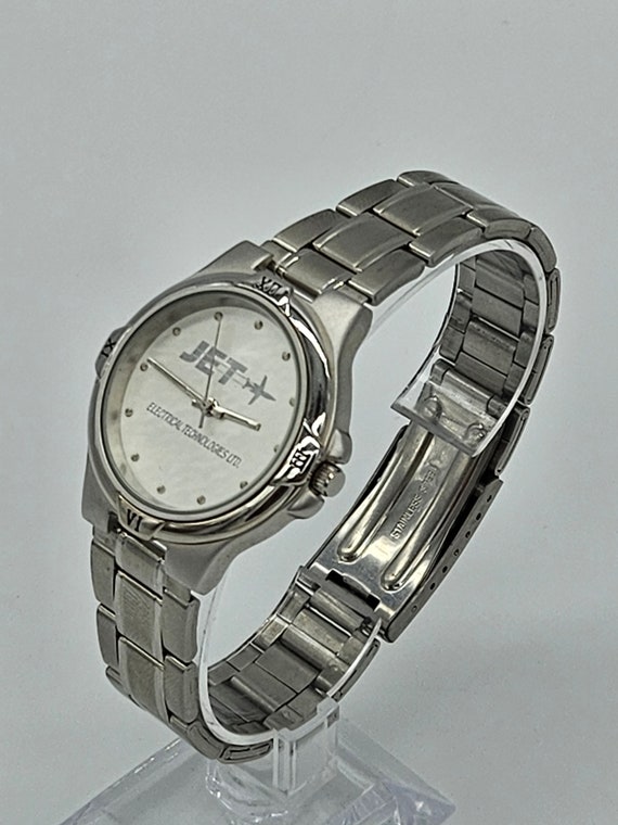Vintage JET Airplane Logo Watch Electrical Technologi… - Gem