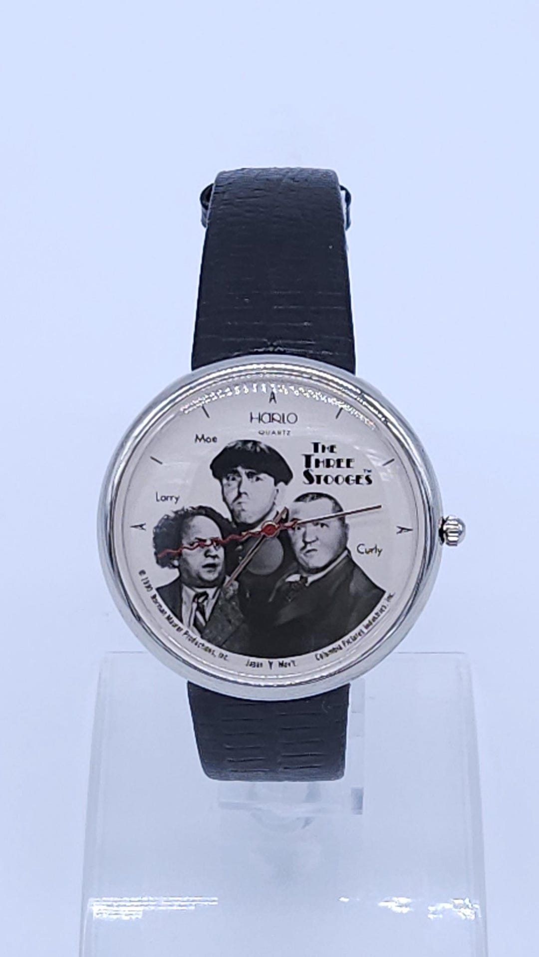Vintage Collectible the Three Stooges Moe, Larry, Curly Watch by Harlo ...