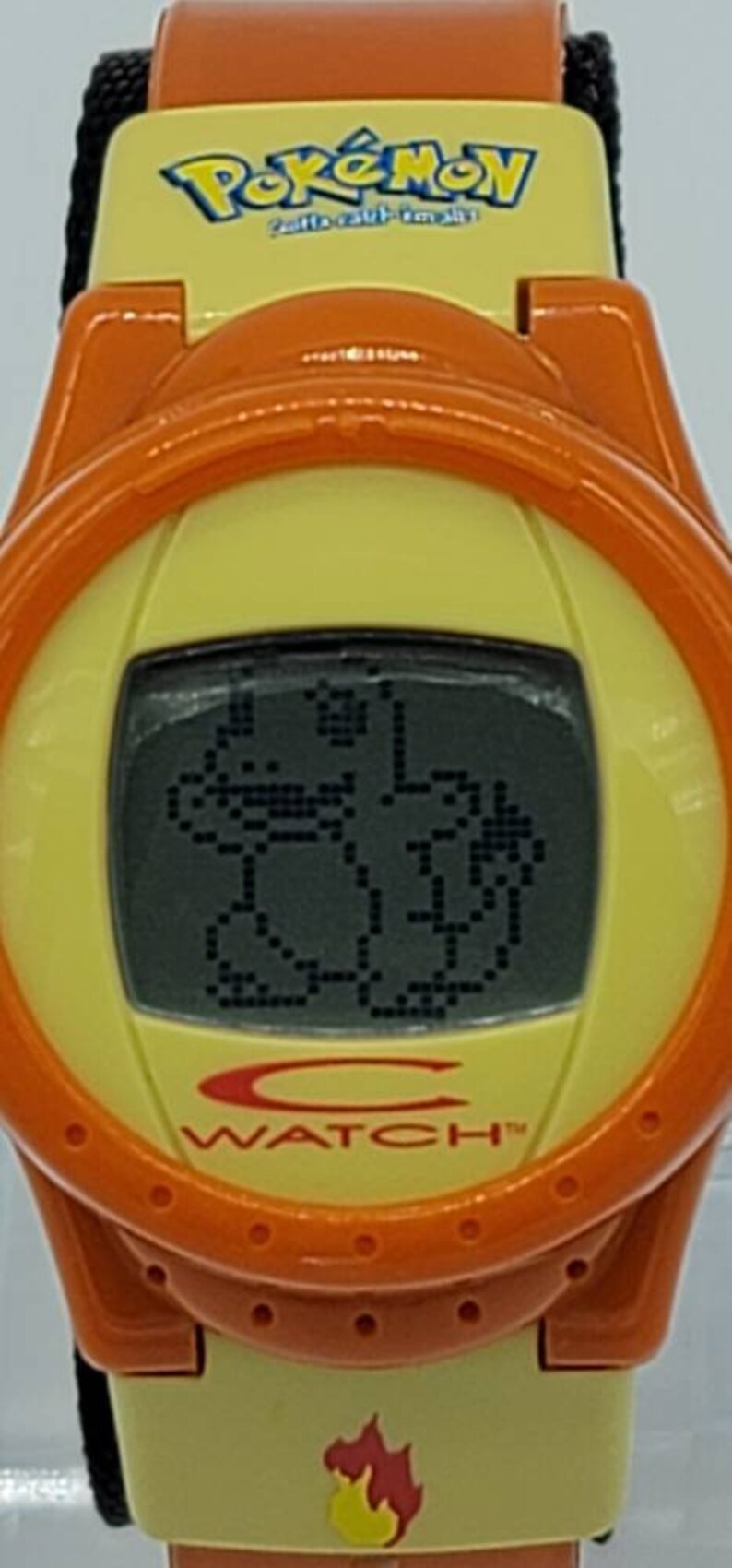 VINTAGE Nintendo Pokémon CHARMANDER C Watch 1998 Trendmasters Digital ...