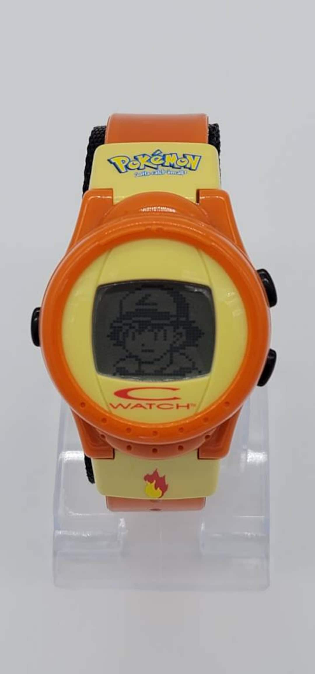 VINTAGE Nintendo Pokémon CHARMANDER C Watch 1998 Trendmasters Digital ...