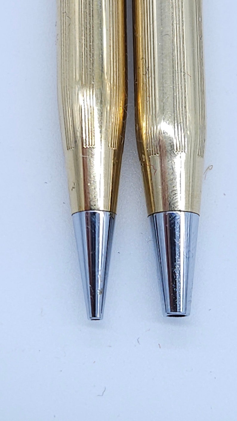 CROSS Womens 1/20 10K Gold Filled Pen and Pencil Set in Box/sleeve ...