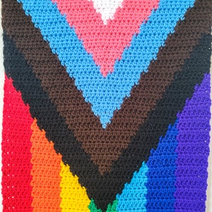 PDF PATTERN ONLY, Progress Pride Flag Crochet Pattern, Inclusive Pride ...