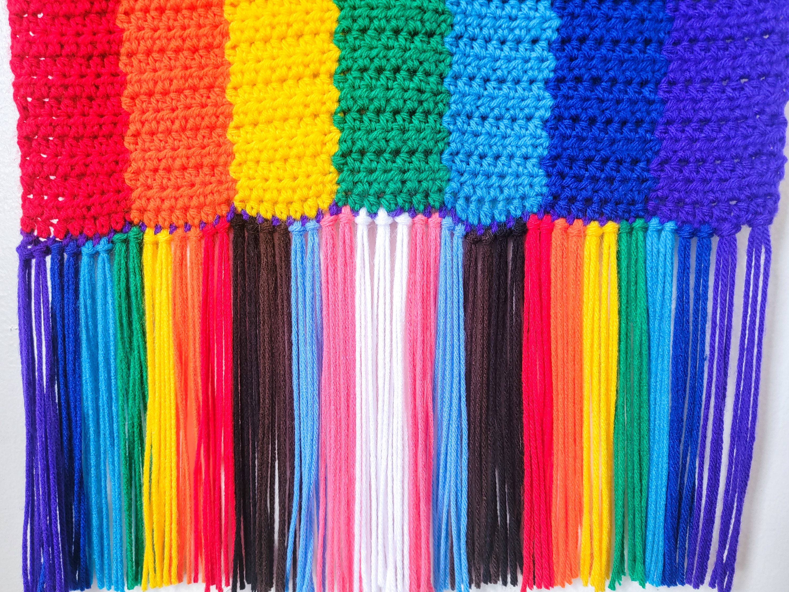 PDF PATTERN ONLY, Progress Pride Flag Crochet Pattern, Inclusive Pride ...