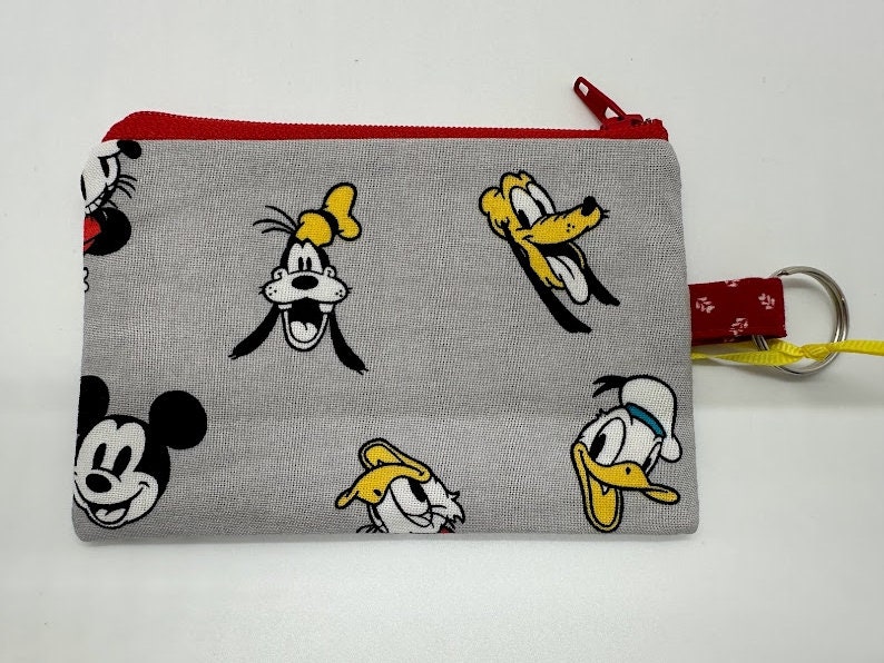 Disney Vintage, Mickey Mouse, Minnie Mouse, Goofy, Pluto, Coin Purse ...