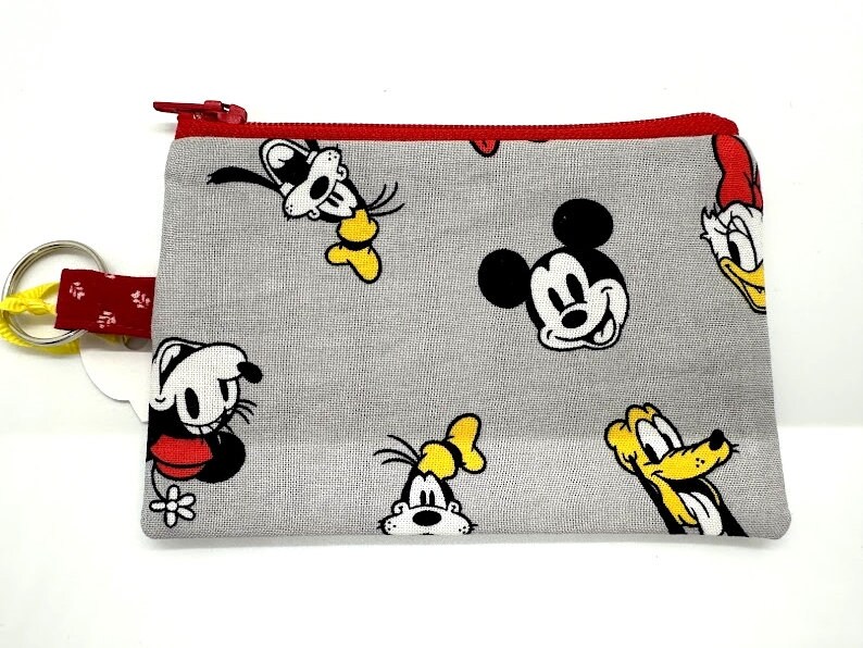 Disney Vintage, Mickey Mouse, Minnie Mouse, Goofy, Pluto, Coin Purse ...