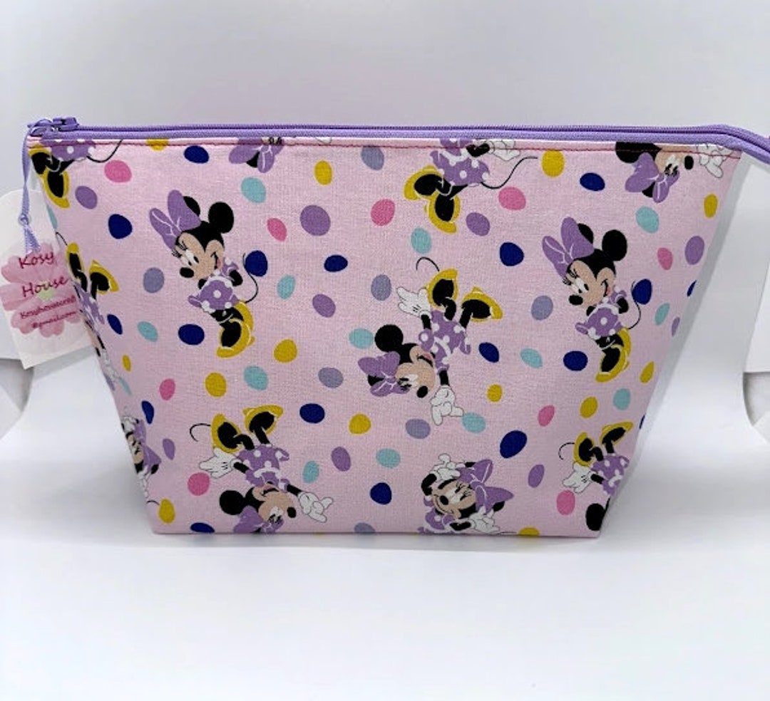 Zipper Pouch, Bag, Minnie Mouse Bag, Pouch - Etsy