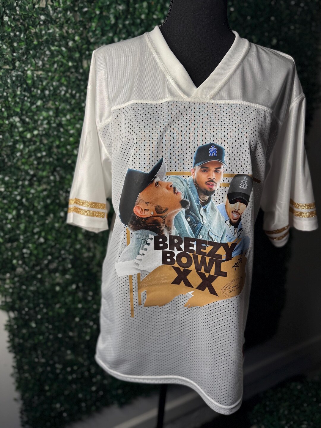 Breezy Bowl Jersey W/ Rhinestones - RUSH - Etsy