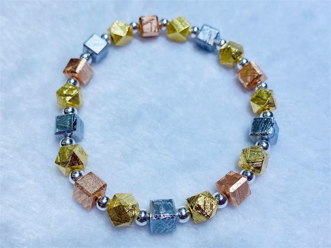 Custom Rainbows Meteorite Bracelet Space Bracelets Alien Bracelets ...