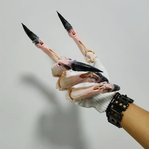 Gradient Black Skull Claws, Tech Paws Claw, Robot Blades Fingers ...