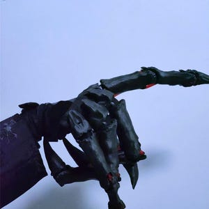 Black Skull Claws, Tech Paws Claw, Robot Blades Fingers, Mechanical ...