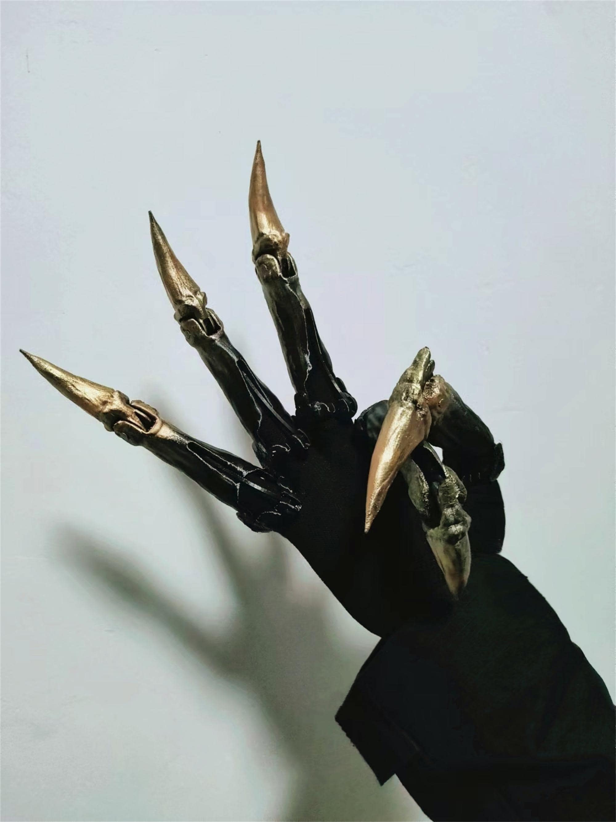 Halloween Horrible Claw Skull Claw,gold Tech Paws Claw, Robot Blades ...