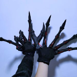 Black Skull Claws, Tech Paws Claw, Robot Blades Fingers, Mechanical ...