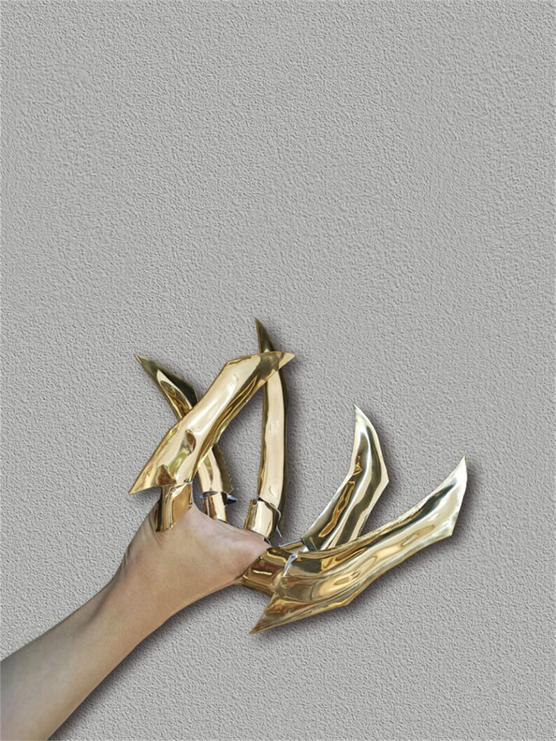 Claws Rings Rainbow, Fantasy Costume Party Nails Silver Tech Paws Skull ...