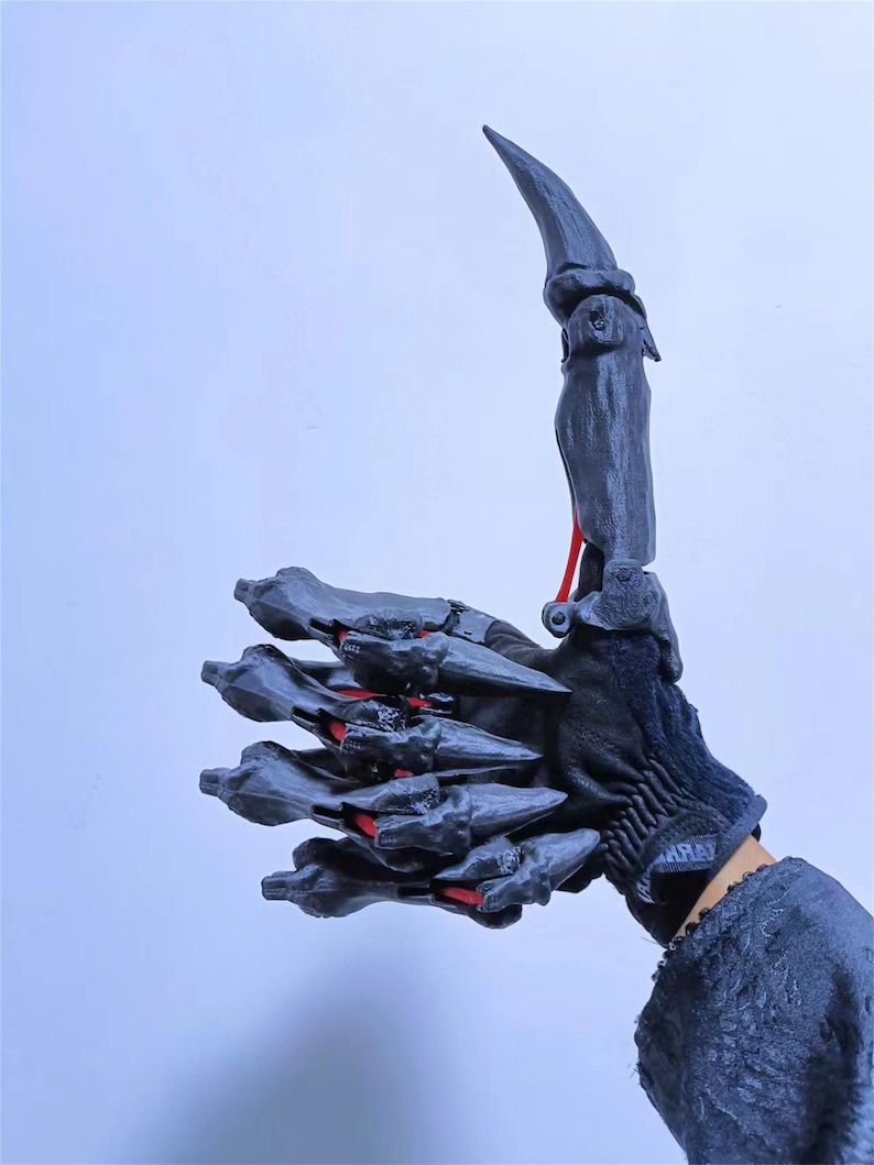 Black Skull Claws, Tech Paws Claw, Robot Blades Fingers, Mechanical ...
