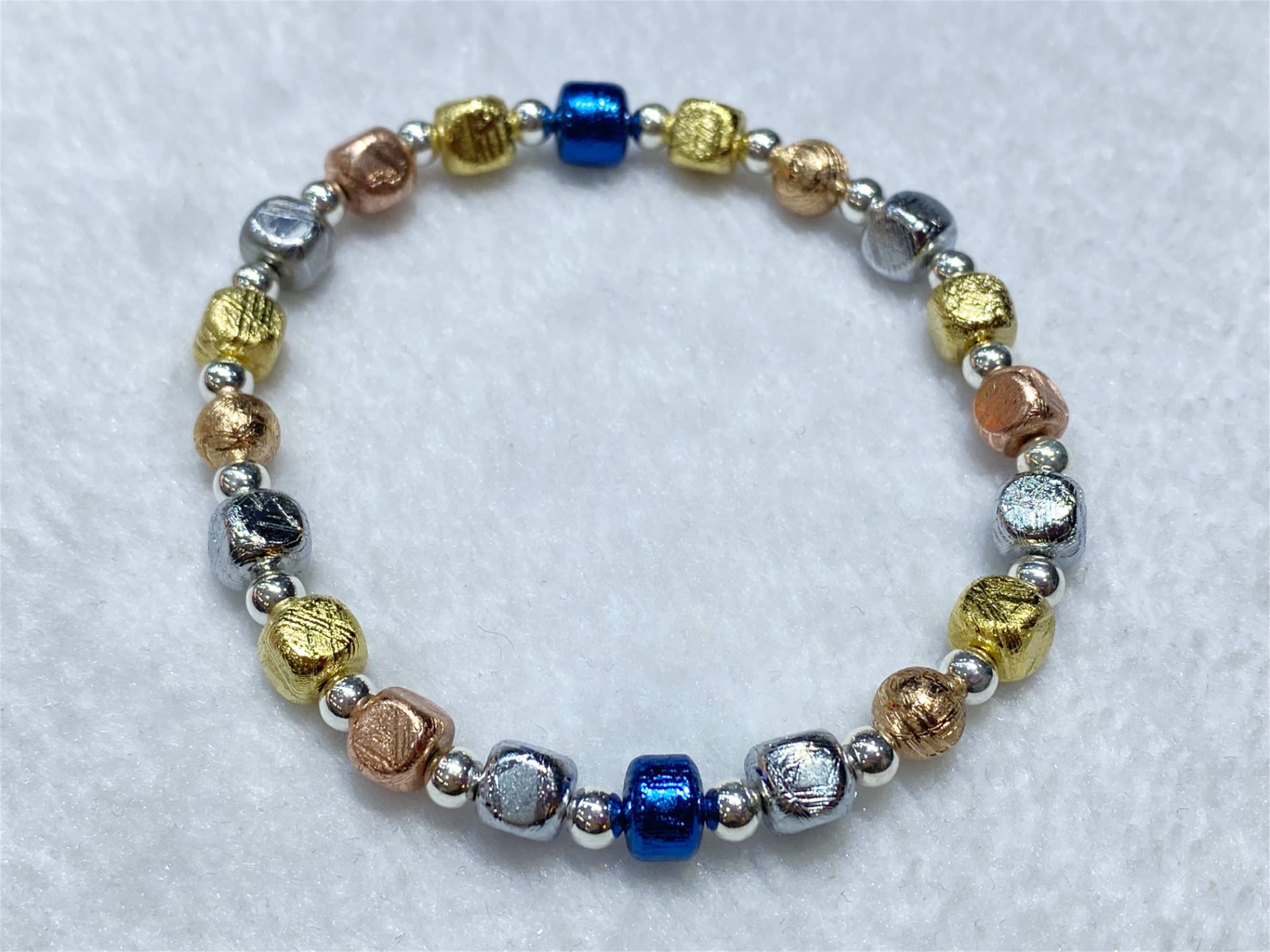 Rainbow Meteorite Custom Bracelet Space Bracelets Alien Bracelets ...