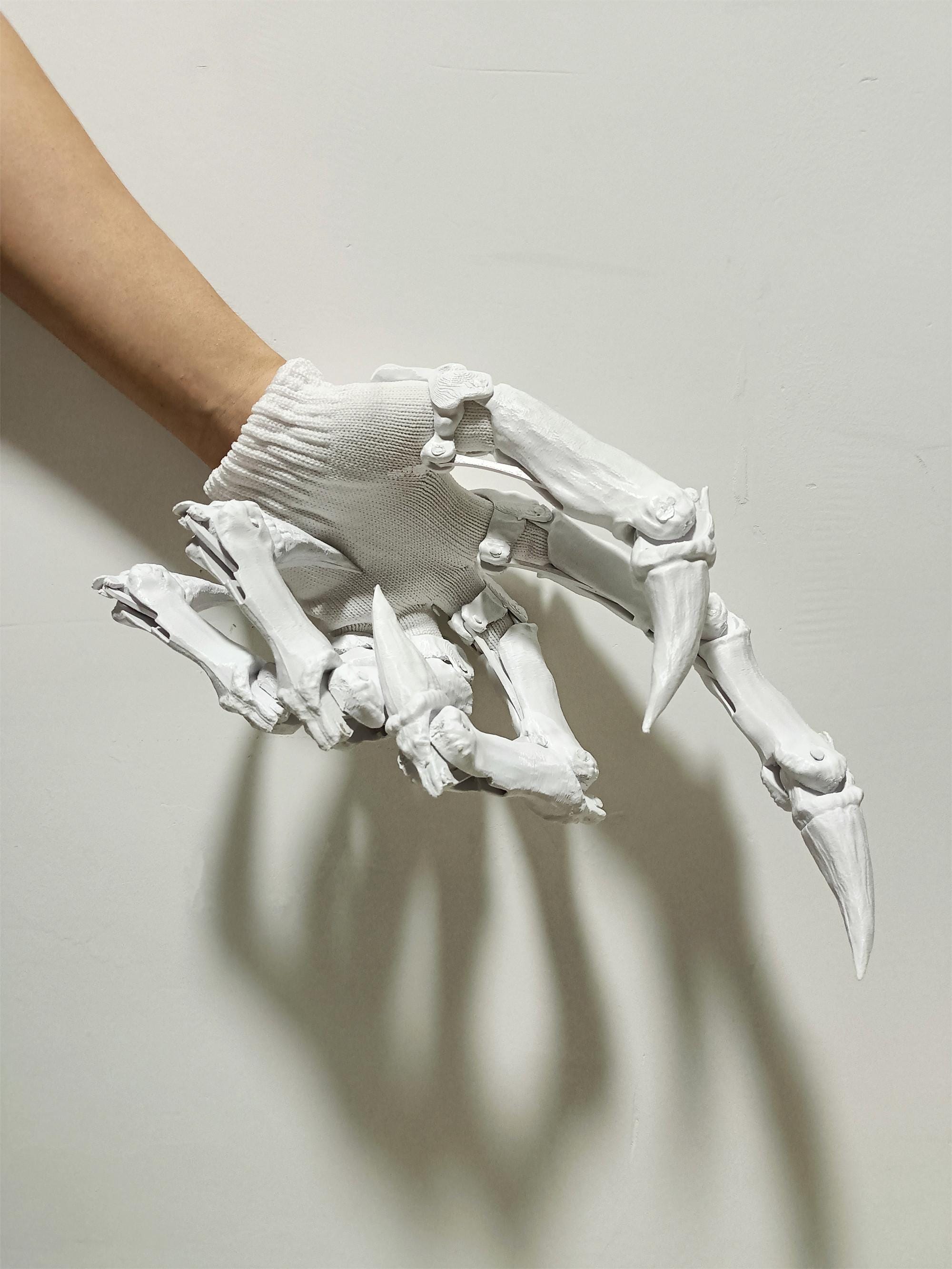 White Skull Claws, Tech Paws Claw, Robot Blades Fingers, Mechanical ...