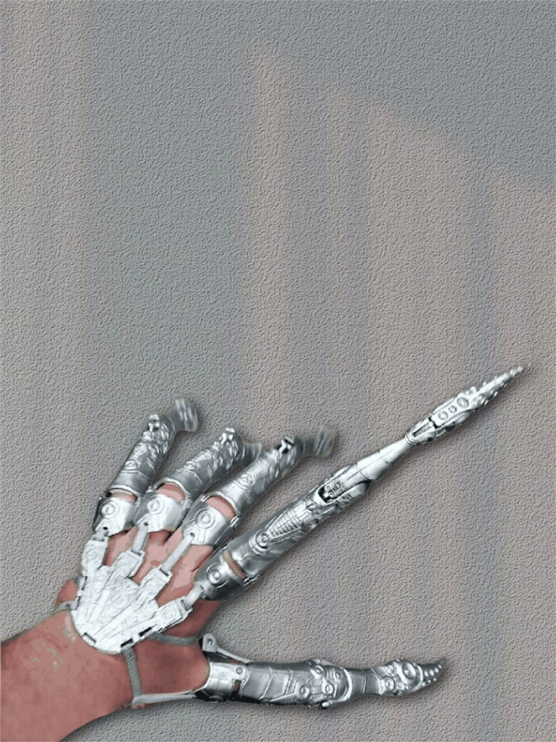 Silver Skull Claws, Tech Paws Claw, Robot Blades Fingers, Mechanical ...